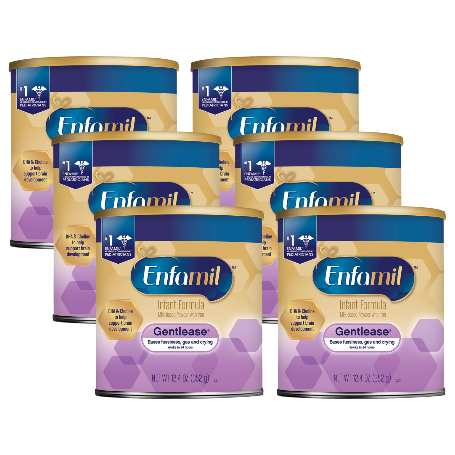 Enfamil Gentlease 12.4oz Can – Case of 6 – CFF Trading