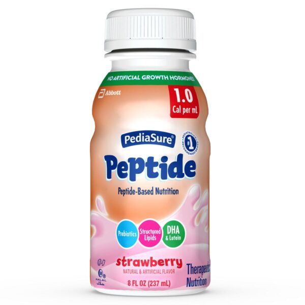 Pediasure Peptide 1.0 Strawberry 8oz Bottle – Case of 24 – CFF Trading